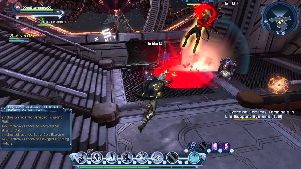 DCUO Storm & Stitches runs Star Labs duo - YouTube