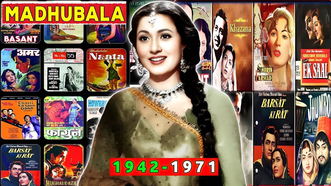 Madhubala All Movie list | Madhubala flop and hit Movie list ...