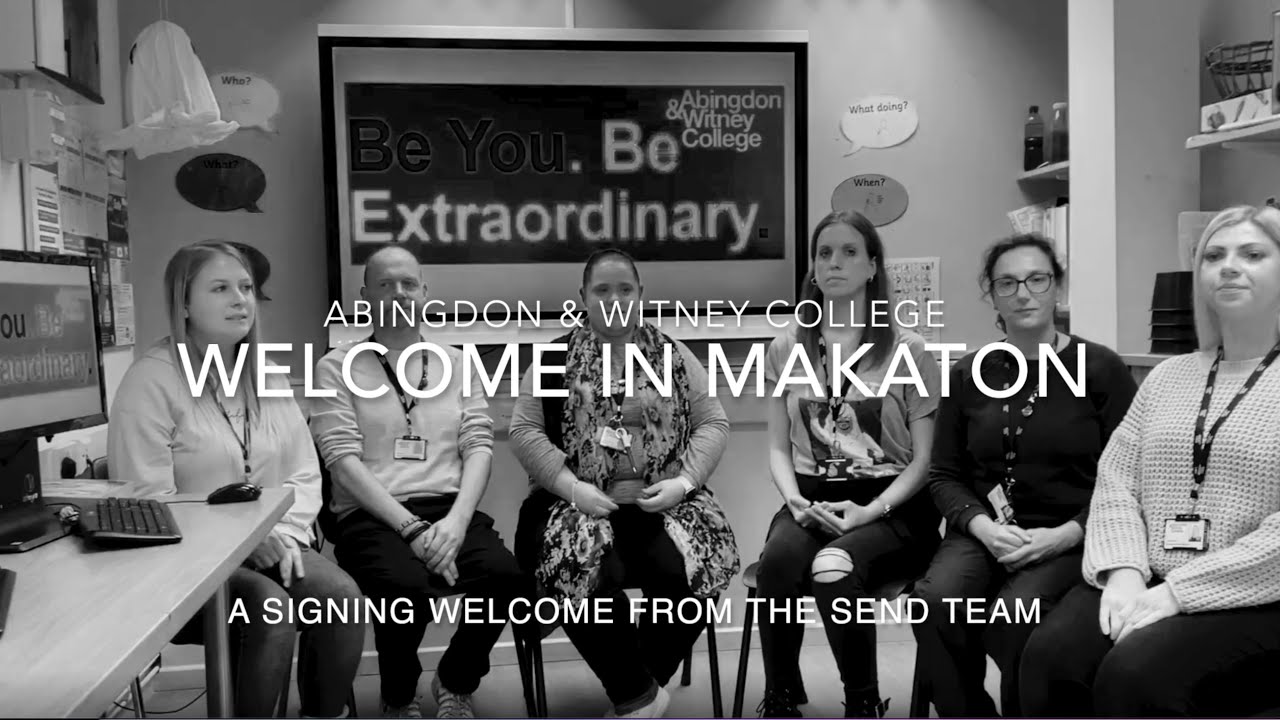 SEND Makaton Welcome video - YouTube