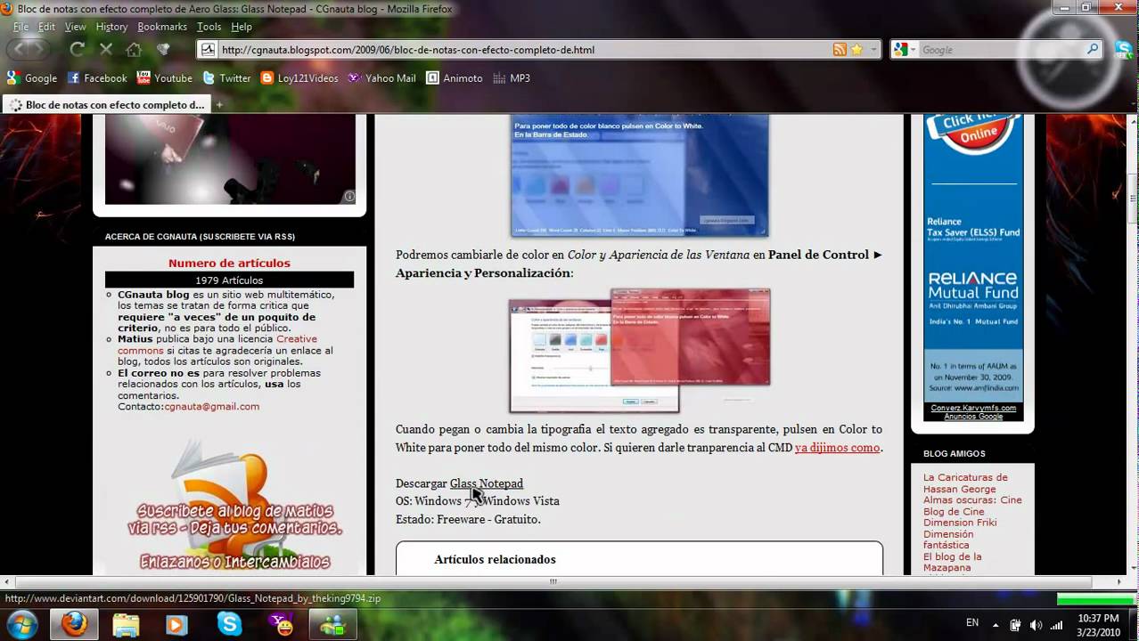 How to get a fully transparent Notepad (Windows7 & Vista) - YouTube