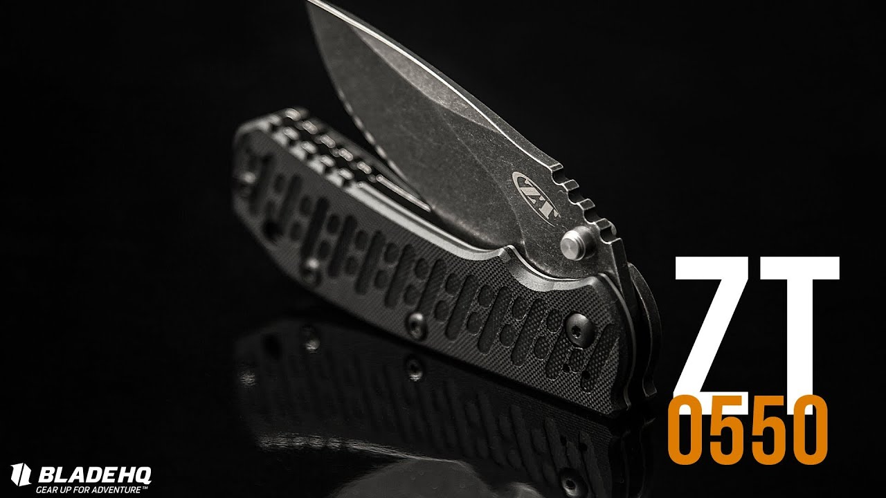 Zero Tolerance 0550 Black Wash - YouTube