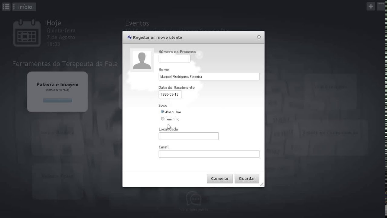 Como registar um utente e gerar o cartão de acesso? - YouTube