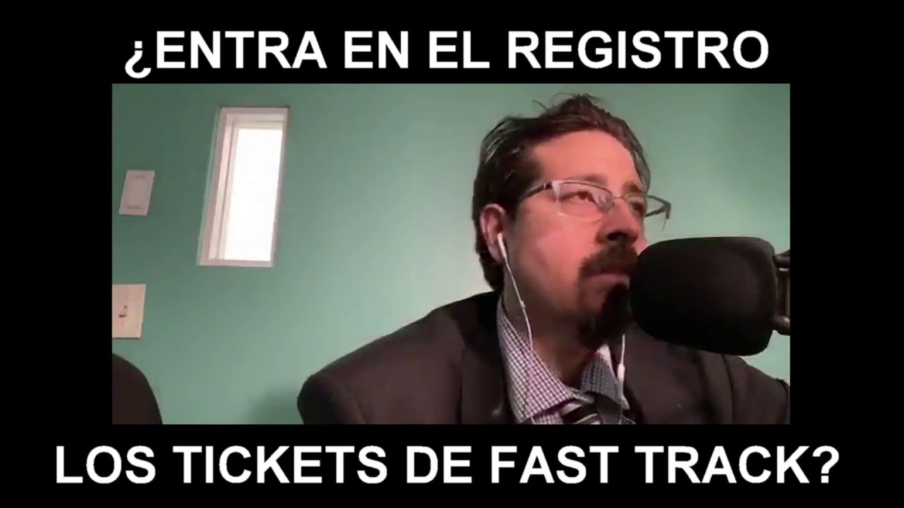 ¿Entra en el registro los tickets de Fast Track? - YouTube