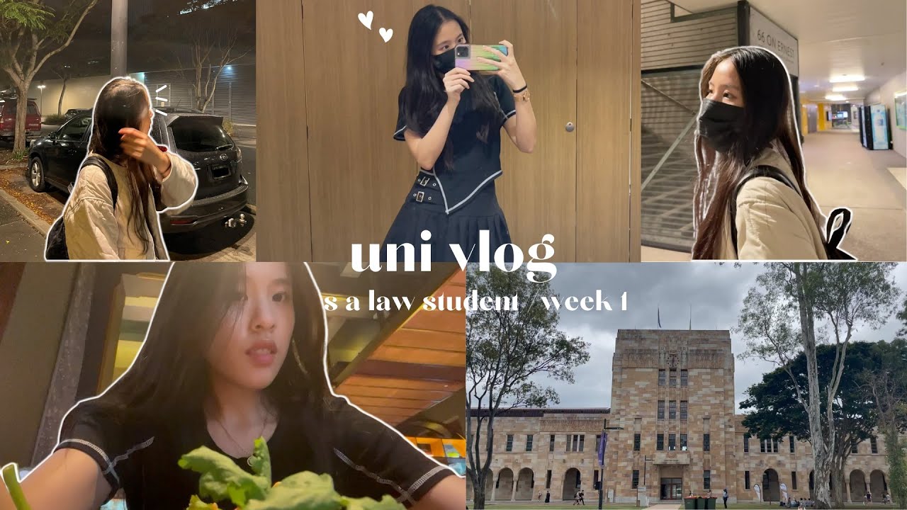UNI VLOG: week 1 as a law student: in person classes, student life and ...