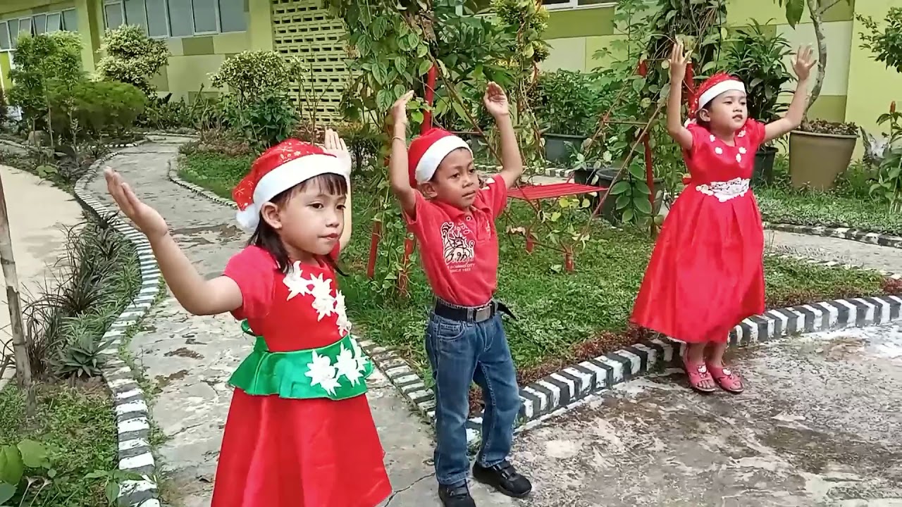 Tarian Natal "O Come All Ye Faithful" Persembahan Kelompok B Krem TK ...