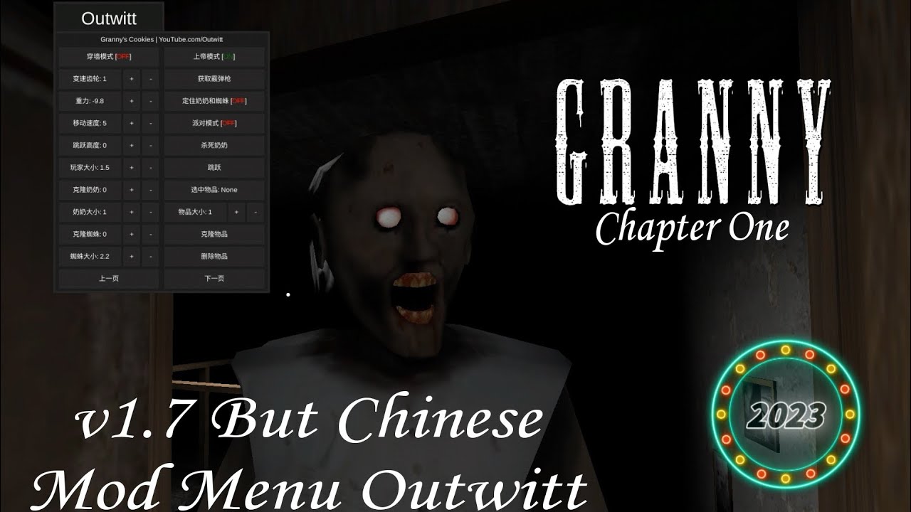 Granny Chapter One V1.7 But Chinese Mod Menu Outwitt - YouTube