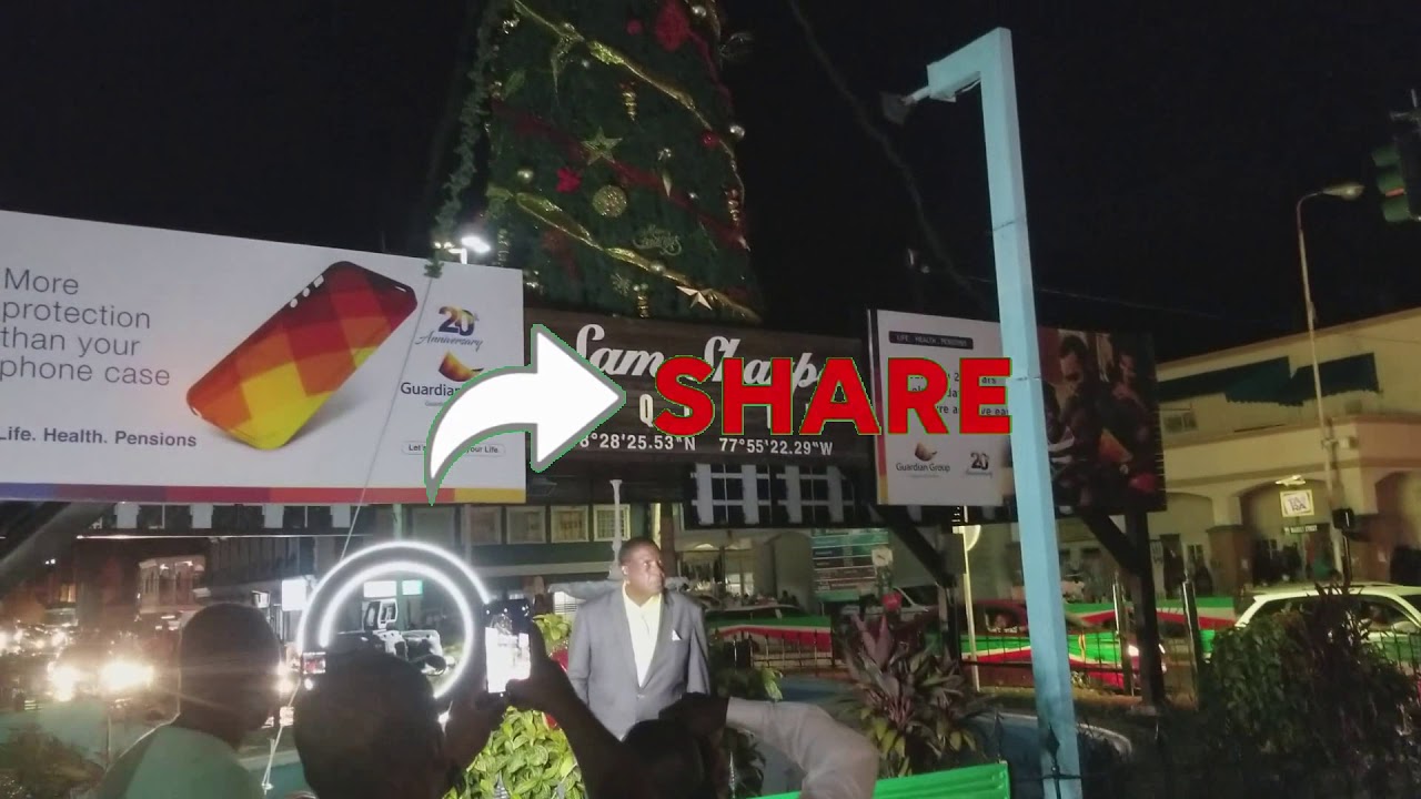 MONTEGO BAY CHRISTMAS TREE LIGHTING 2020 HeckTie JELLYMAN - YouTube