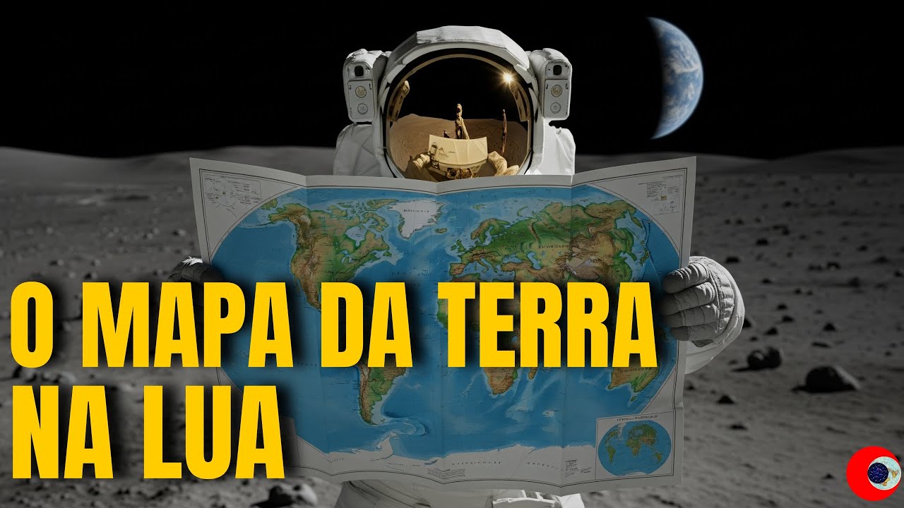 O mapa da terra na lua . - YouTube