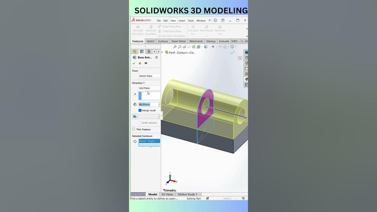 SOLIDWORKS 3D MODELING #solidworks #solidworks3d #cadcamtutorials #cad# ...
