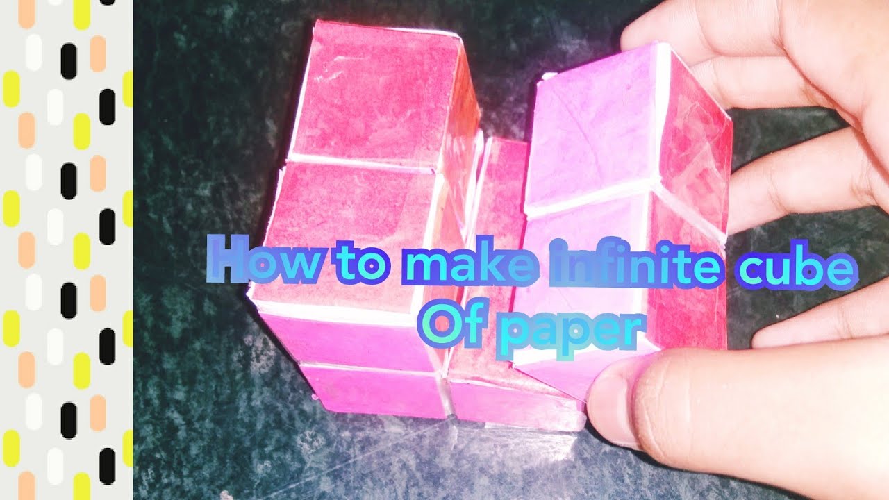 how to make infinite cube of paper. #deadered crafts. - YouTube