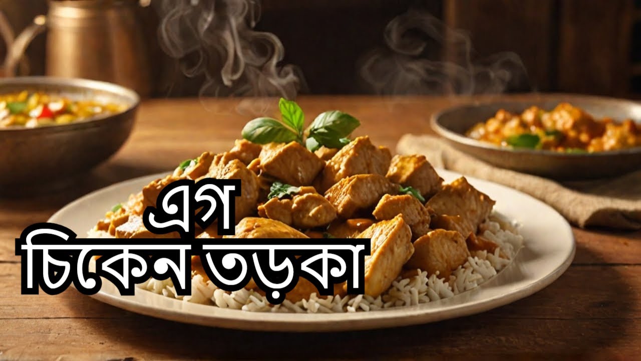 egg chicken tadka recipe - YouTube