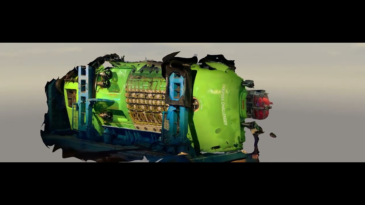 James Cameron's DeepSea Challenger 3D Scan - YouTube