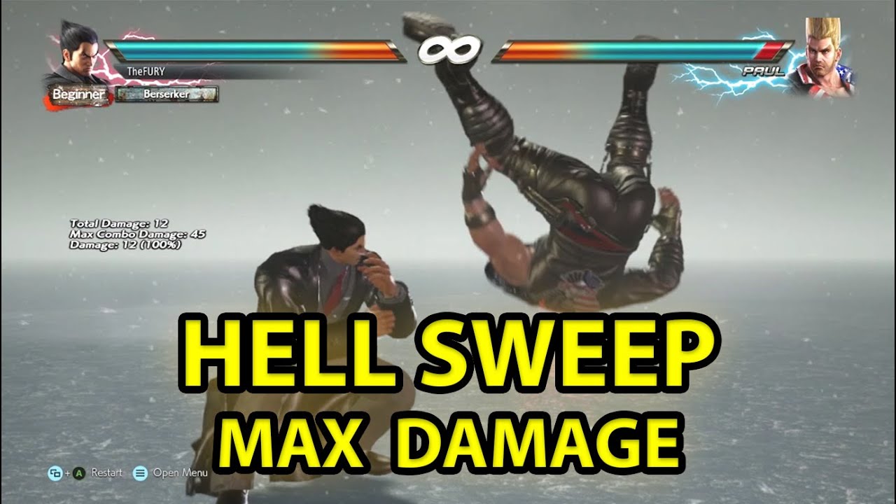 Kazuya Hellsweep Combos (Outdated) - YouTube