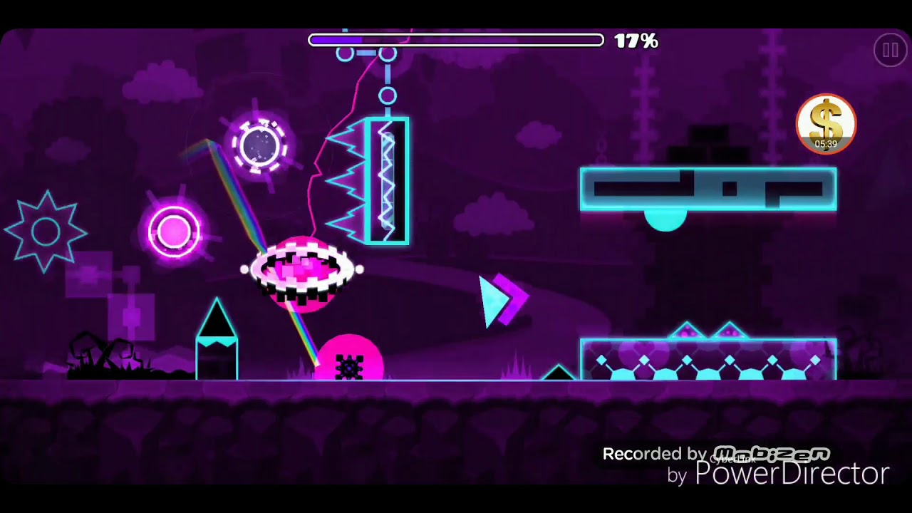 Прохождение Dinosaur в GD. - YouTube