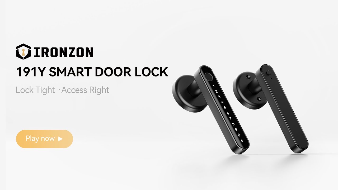 191Y Smart Lock Installation Tutorial Video - YouTube