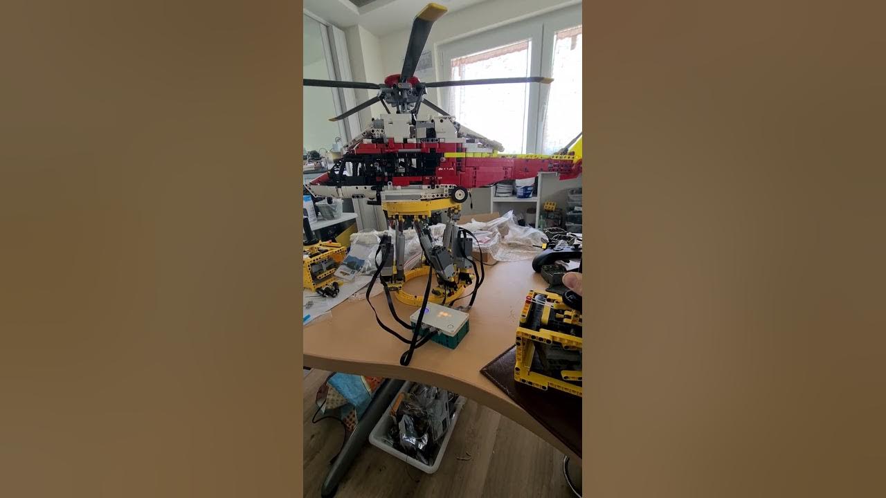 LEGO Stewart Platform with Pybricks v0.2 - YouTube