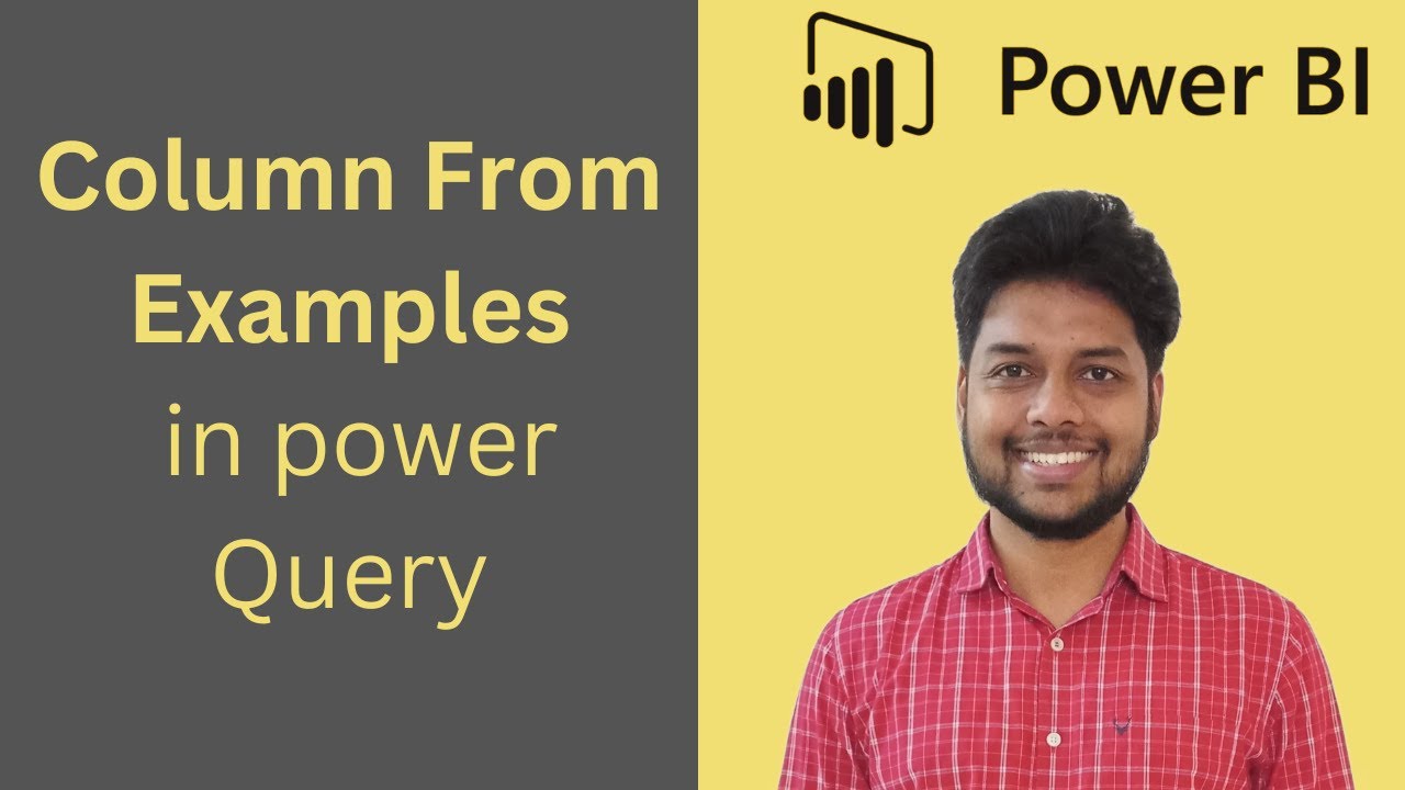 Add Column From Examples Power Query Power Bi Youtube
