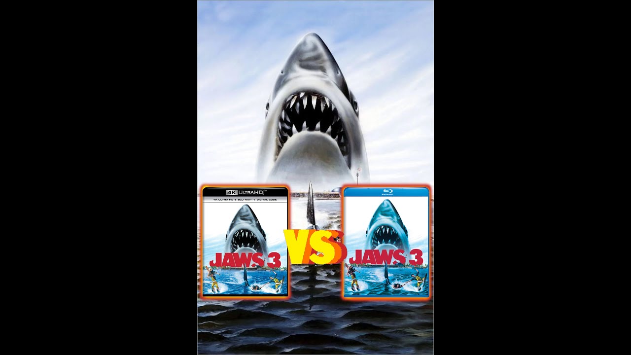 Comparison of Jaws 3 4K (4K DI) HDR10 vs 2016 Edition - YouTube