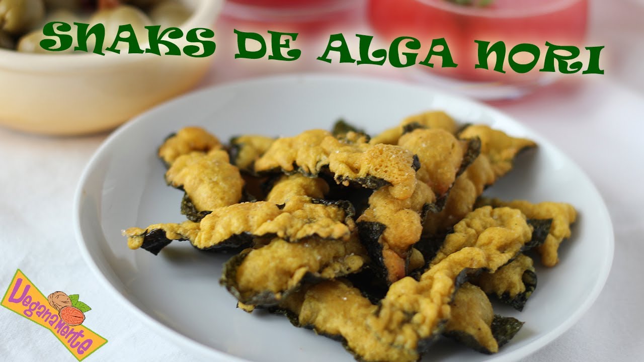 SNAKS DE ALGA NORI, Receta Veganas | Veganamente - YouTube