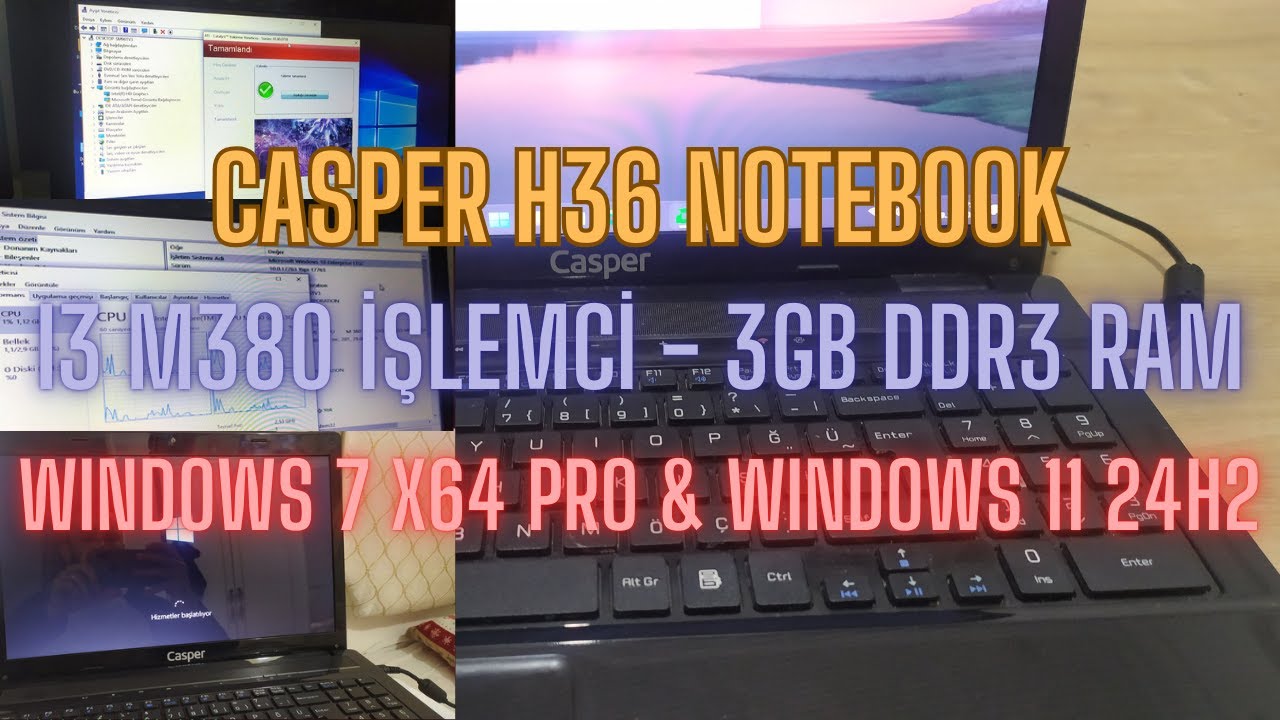 Casper H36 Notebook | Windows 7 x64 PRO | Windows 11 23H2 | ATI ...