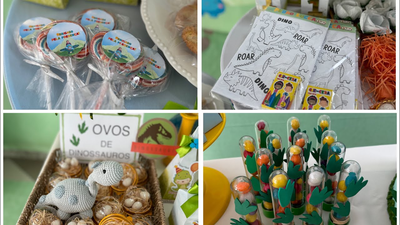 REVELANDO TEMA DO NIVER DO BABY + DIY LEMBRANCINHAS | #PALOMASOARES ...