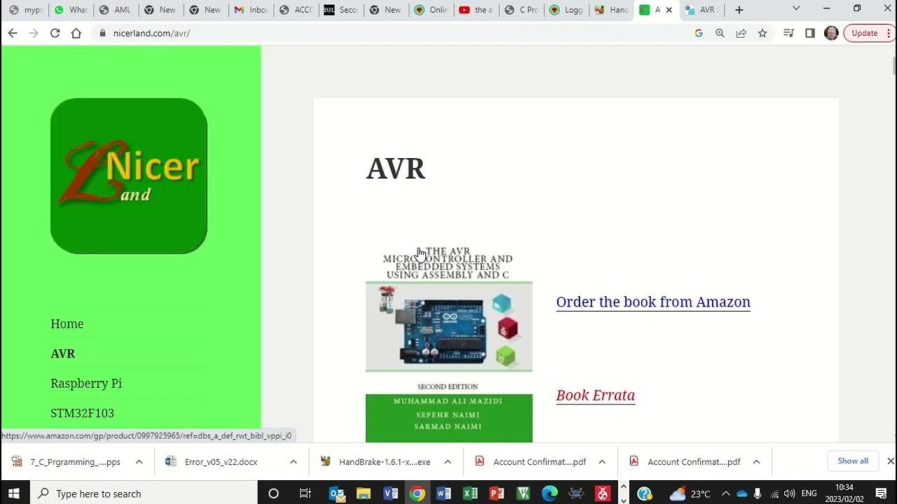 2 Setting up your first C Language project in Atmel Microchip studio and programming the Arduino ...