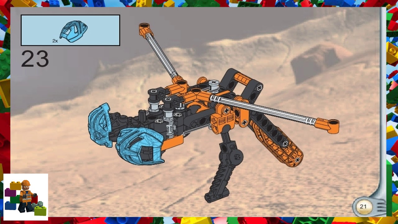 LEGO instructions - Bionicle - 8537 - Nui-Rama - YouTube