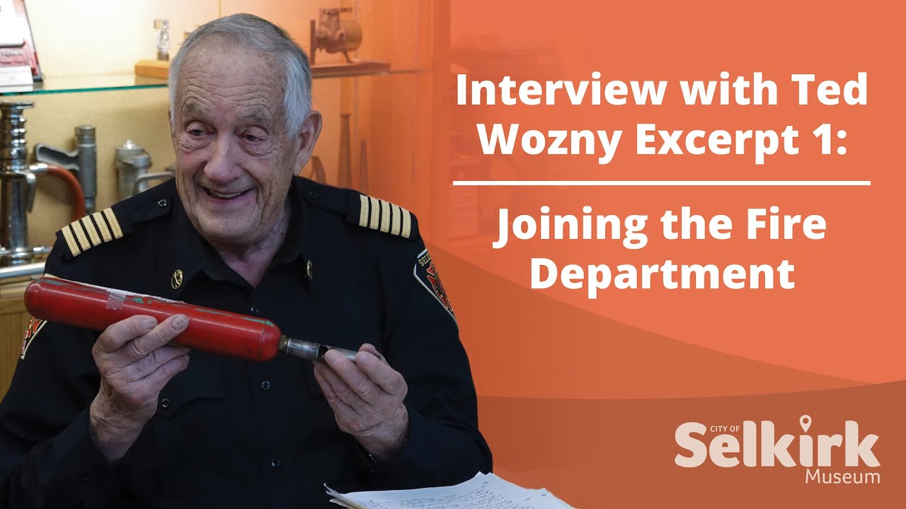 Interview with Ted Wozny Excerpt 1: Joining the Fire Department - YouTube