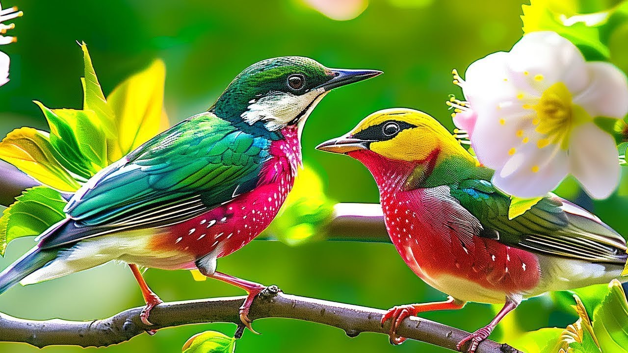 Birds Singing 4K~ Birdsong Heal Stress, Anxiety & Depression, Heal the ...