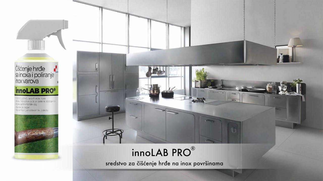 innoLAB PRO® - Čišćenje hrđe s inoxa i poliranje inox varova - YouTube