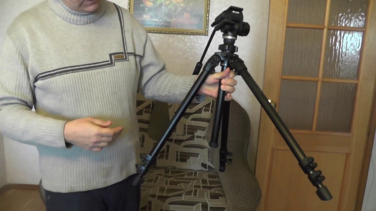 Штатив трипод SLIK 504QF II - YouTube