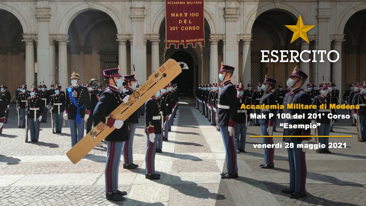 Mak P 100 del 201° Corso “Esempio” dell’Accademia Militare - YouTube