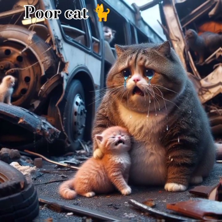 Poor cat story 😭#cat #viralshort #catvideos #catlover #cats #love # ...