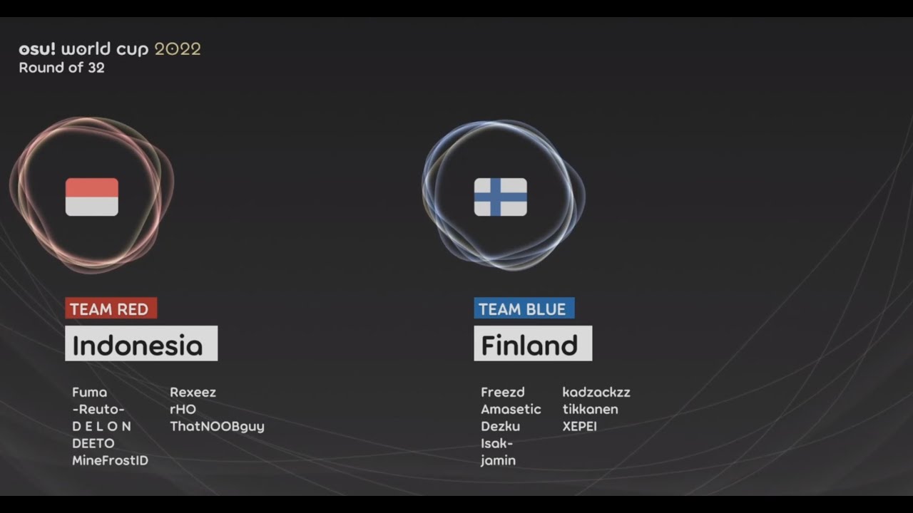 osu! World Cup 2022 Indonesia vs Finland (round of 32) - YouTube