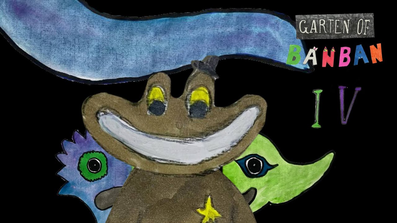 Garten of Banban 4 Official Trailer draw by hand - YouTube