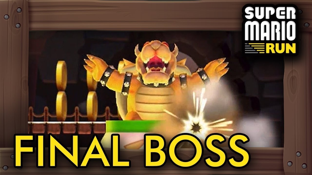 Super Mario Run Final Boss Walkthrough (Full Ending) - YouTube