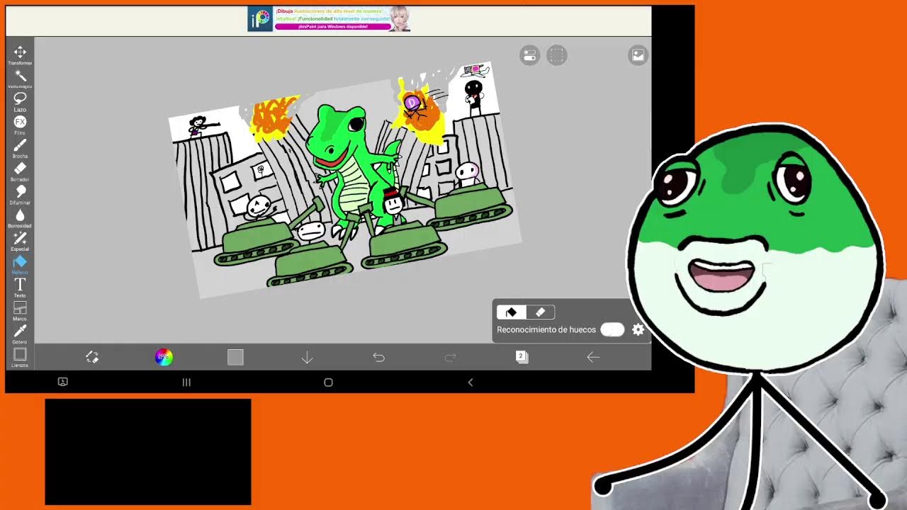 disque animando un monito de palos equisde - YouTube