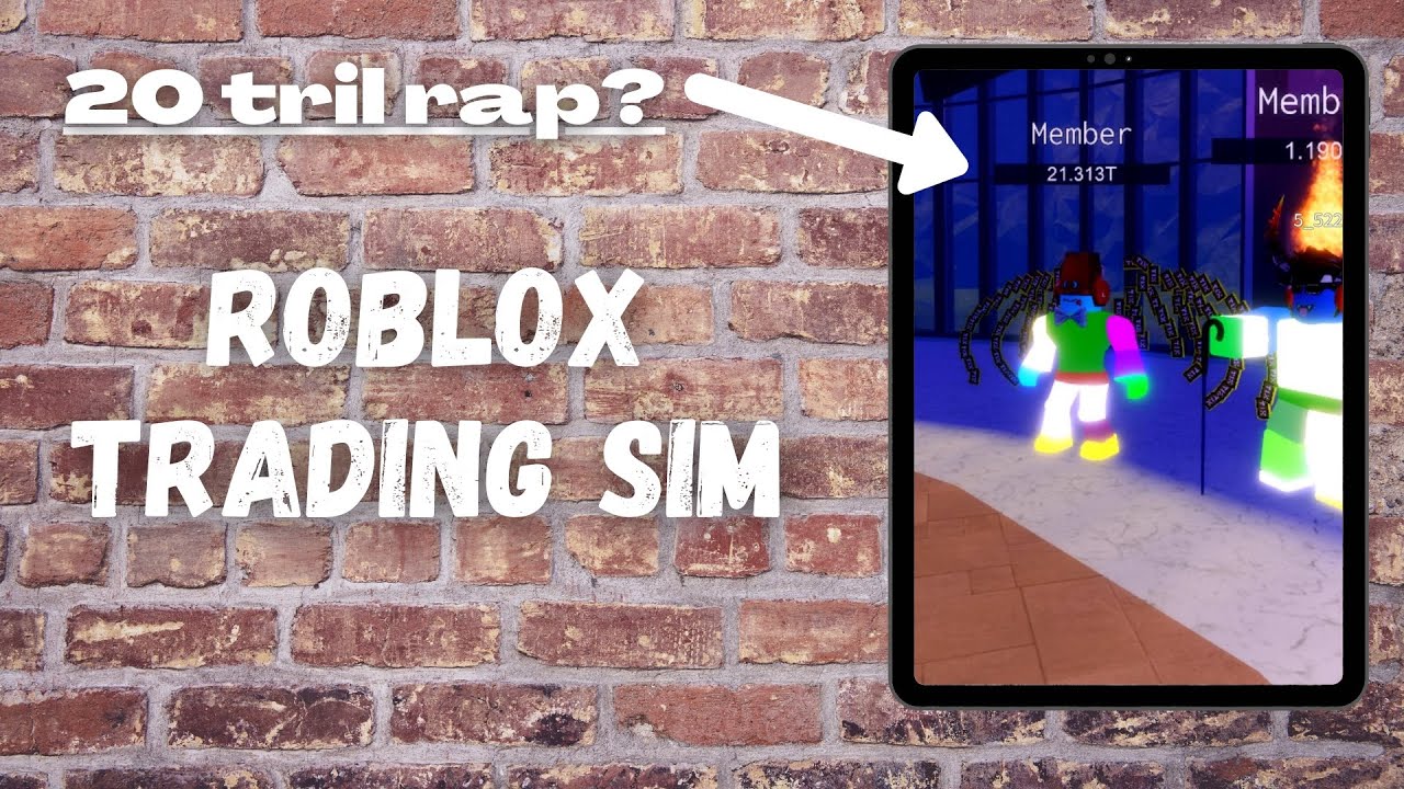Playing Roblox Trading Simulator (First Video) - YouTube