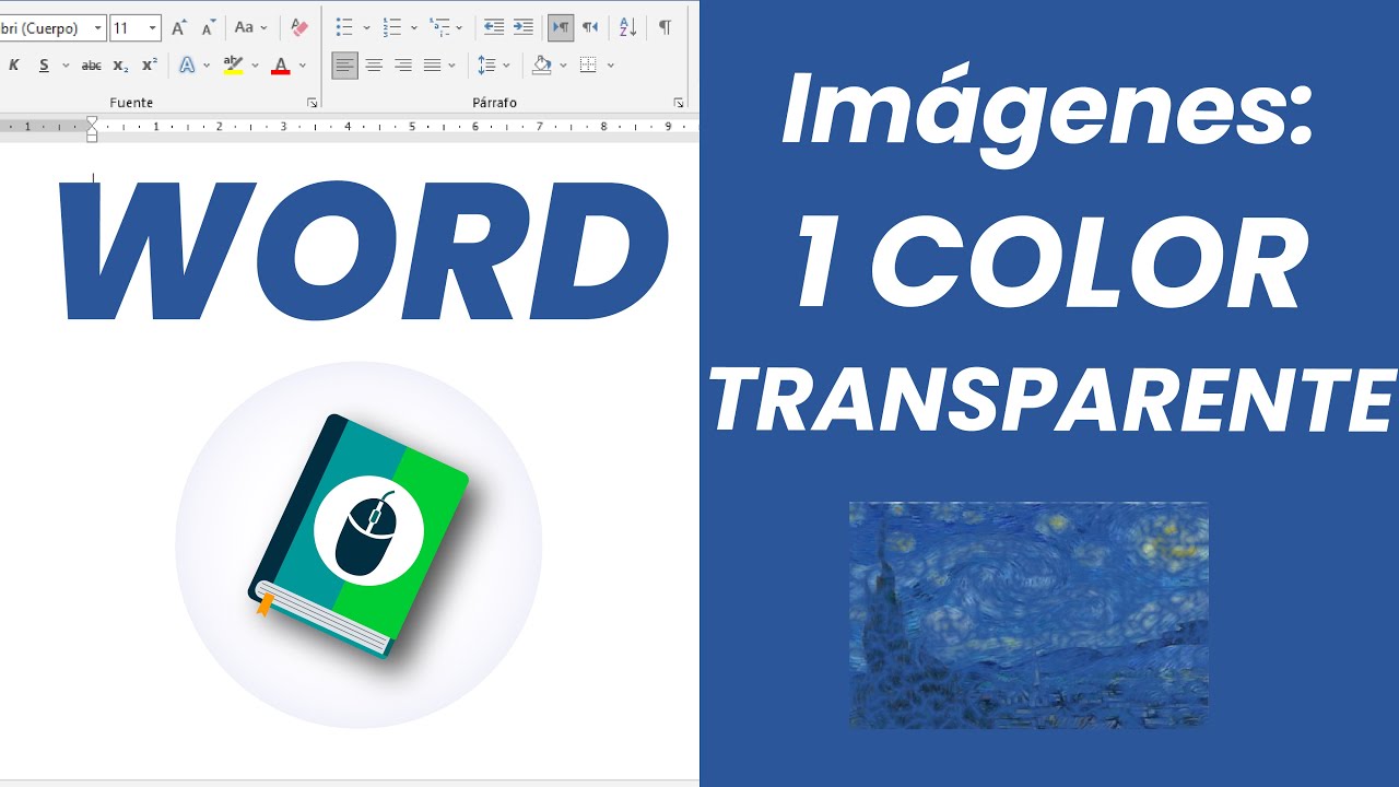 WORD: Imágenes - Definir color transparente - Fulanopedia - YouTube