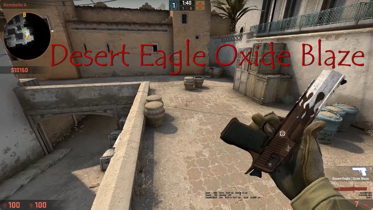 CSGO Desert Eagle Oxide Blaze Skin Showcase - YouTube
