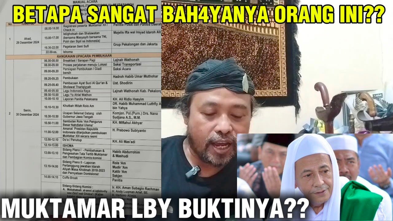 BETUL2 NU DIOBRAK-ABRIK⁉️MUKTAMAR JATMAN LBY SERIUS UNTUK DISIKAPI⁉️ - YouTube