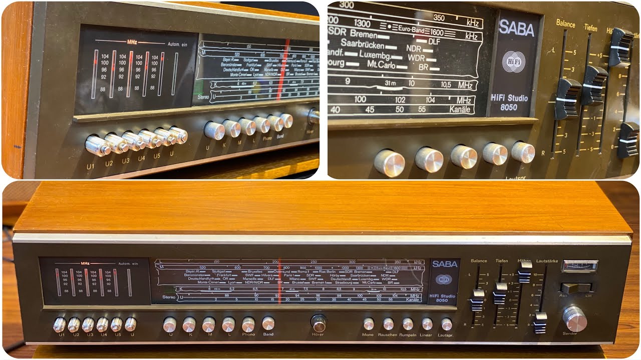 Saba Hifi Studio 8050 Vintage’s Amplifier Germany - YouTube
