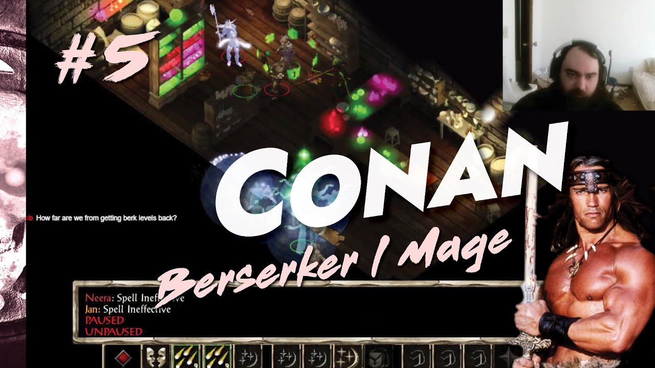 Conan Berserker / Mage Part 5 Baldur's Gate Hardcore playthrough Insane ...