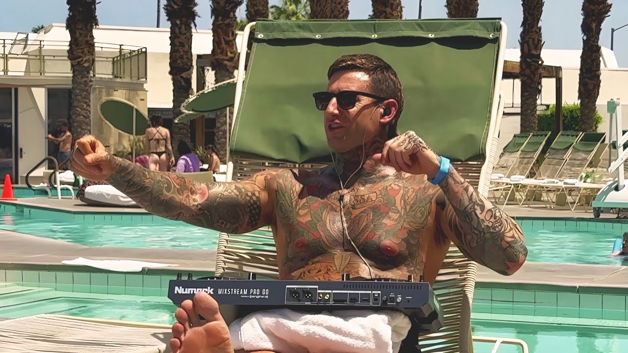 Summer Pool DJ Set Tech house & EDM - YouTube