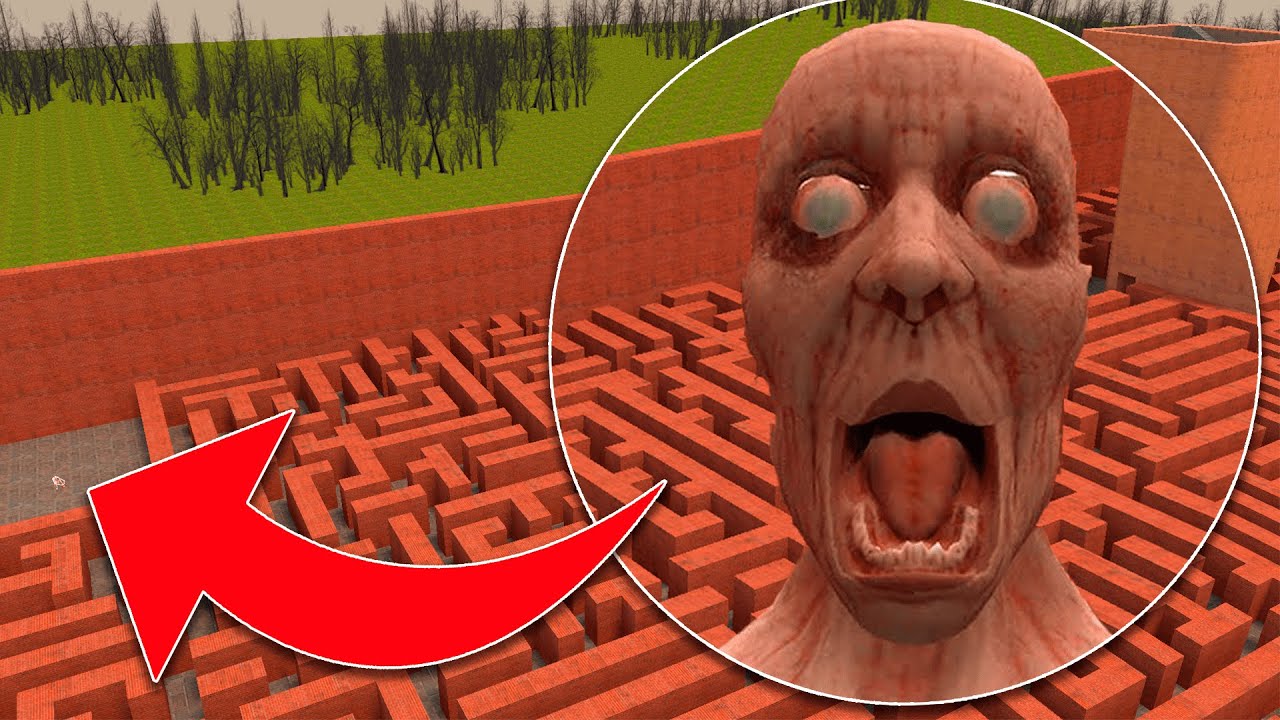 NEW SCP-096 in BIG MAZE in Garry's Mod! - YouTube