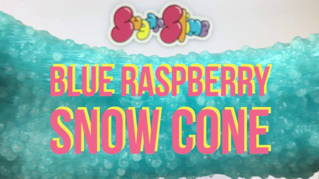 Blue Raspberry Snow Cone Slime! - YouTube