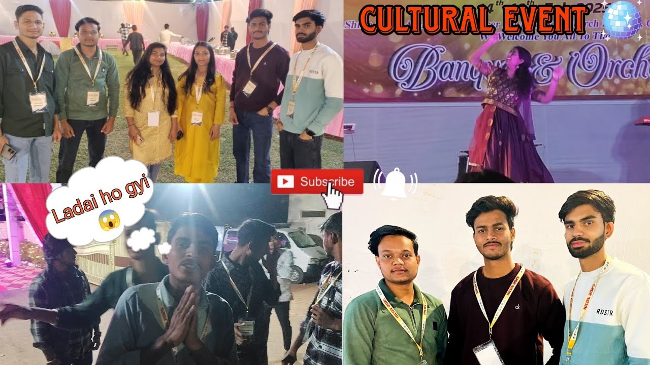 Cultural program at college 😱 HICON 2025 GWALIOR ll college fest # ...