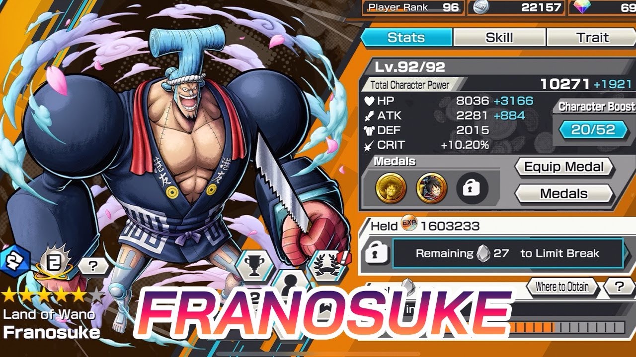 FRANOSUKE🎮 GAMEPLAY ONE PIECE BOUNTY RUSH (OPBR) - YouTube