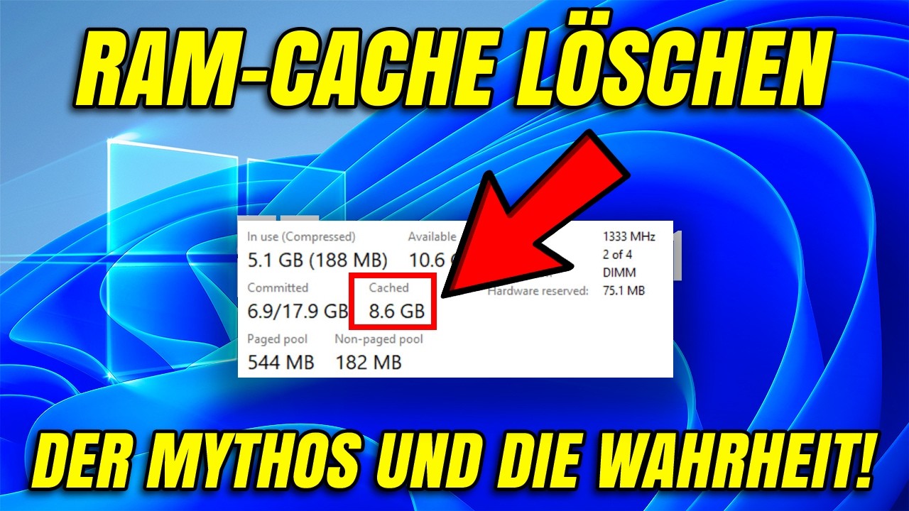 RAM-Cache leeren – Der geheime Trick für mehr PC-Speed? 🚀 Wahrheit oder ...