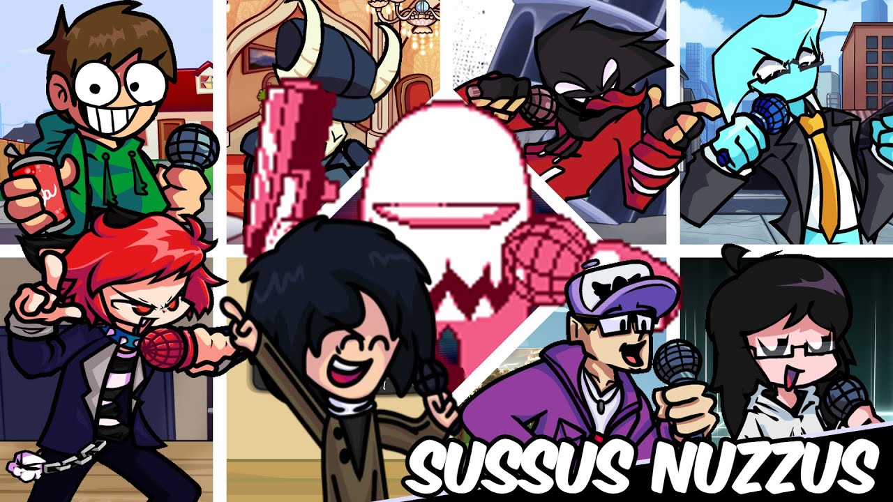 Sussus Nuzzus But every turn a Different character sings 🎤 (FNF Sussus ...